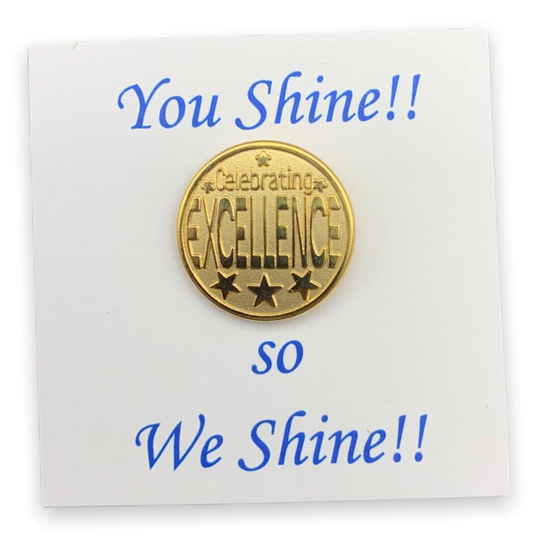 Celebrating Excellence Lapel Pin - Etsy
