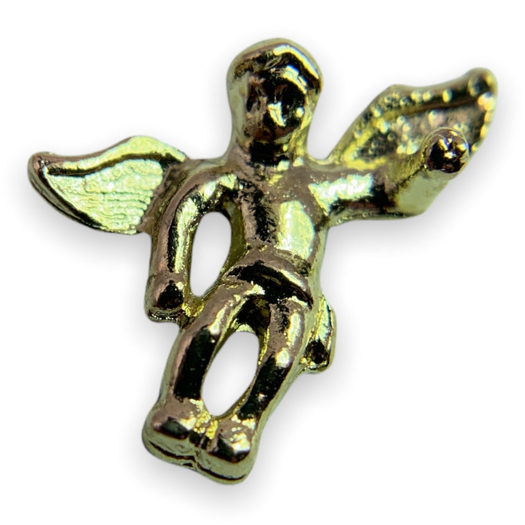 Guardian Angel Lapel Pin in Gold Tone Finish Made in USA - Etsy