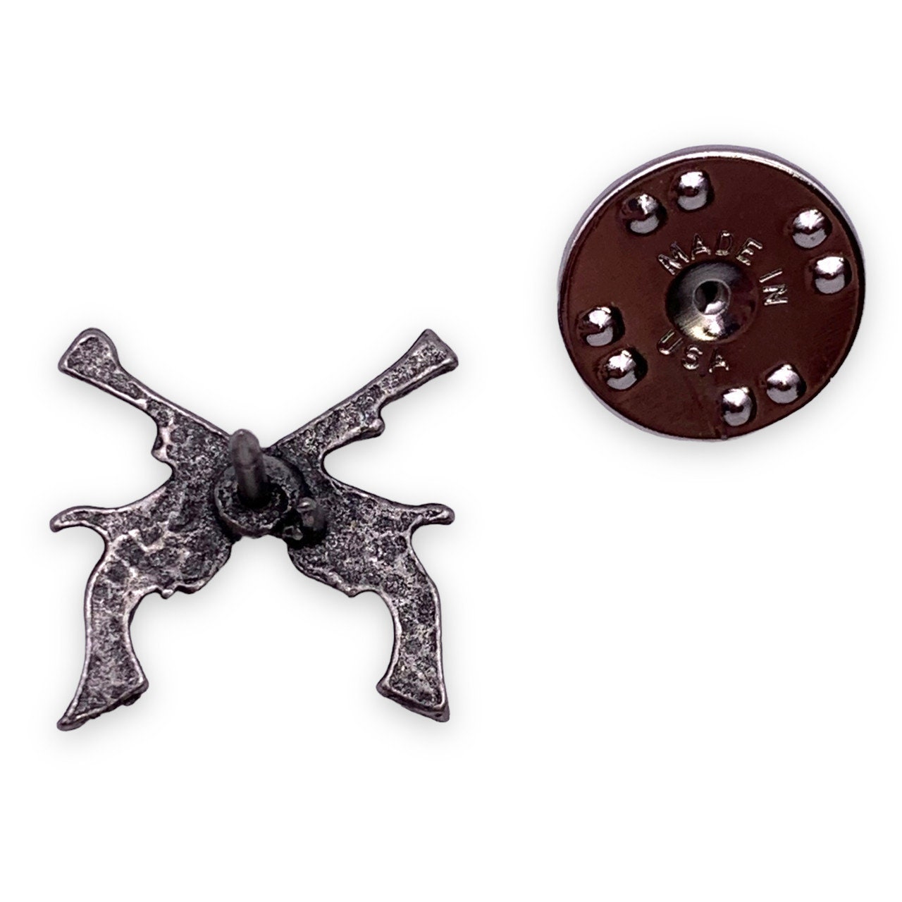 Crossed Guns Lapel Pin - Etsy