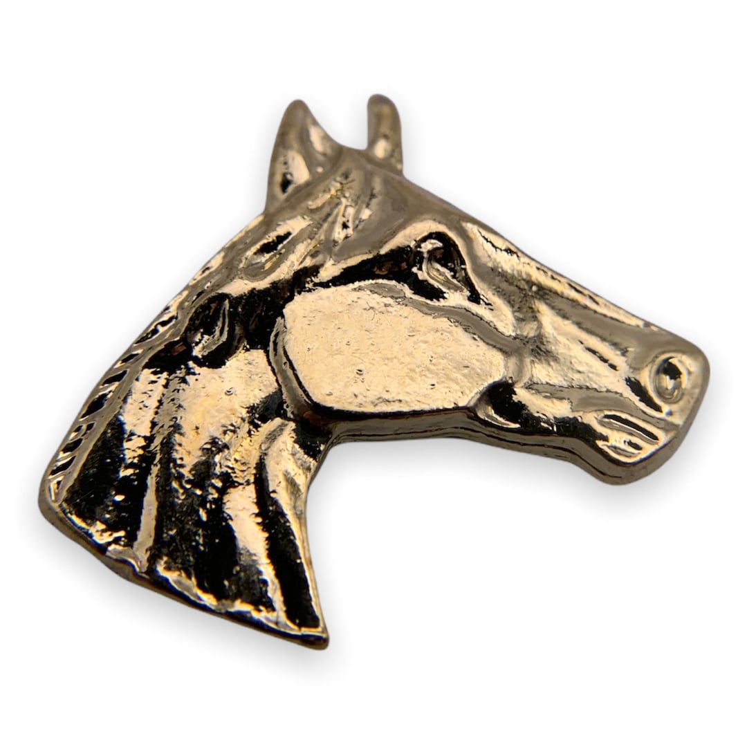 Horse Head Lapel Pin - Etsy