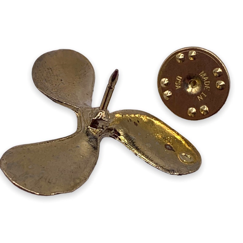 Large Boat Propeller Lapel Pin - Etsy