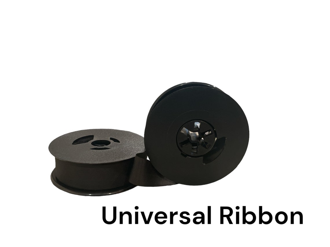 Universal Typewriter Ink Ribbon With Spools – Fits Smith Corona, Royal ...