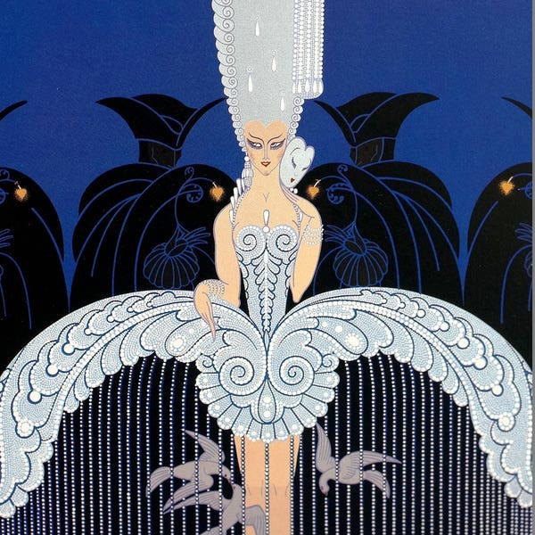 Erte Sculpture - Etsy