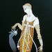 Erte Matted Print 1987 JULIET in LEOPARD CAT Animal Print Gown - Etsy