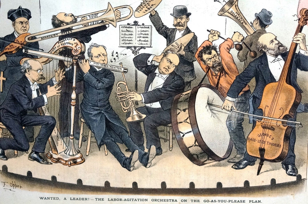 Political Music 1886 LABOR AGITATION ORCHESTRA Looking for Leader Flute ...