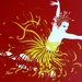Erte Matted Print 1982 - Audience APPLAUSE - Erte Red Dancer Theater ...