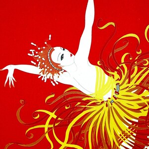 Erte Matted Print 1982 - Audience APPLAUSE - BALLET DANCER Theater ...