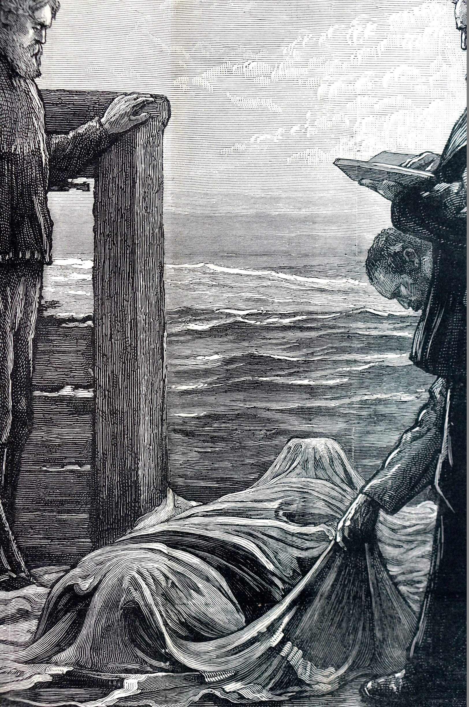 Burial at Sea 1877 DEATH of SAILOR PRAYER Commit Body to Deep | Etsy