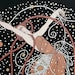 Erte Matted Print 1987 BALLET DANCER ONDEE Rain Shower Ballerina ...