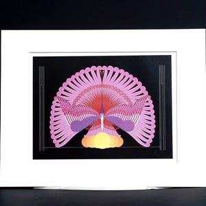 Pair Erte Matted Prints 1987 PHOENIX REBORN TRIUMPHANT Egyptian ...