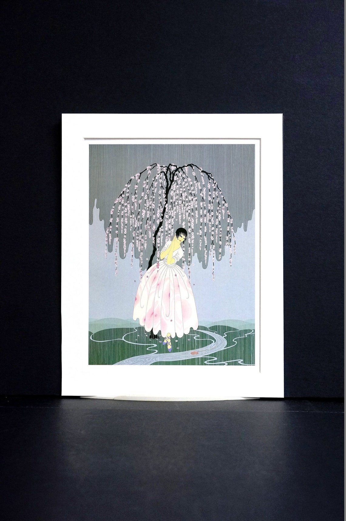 Erte 1982 CHERRY BLOSSOM TREE Umbrella Blossom Beautiful - Etsy UK