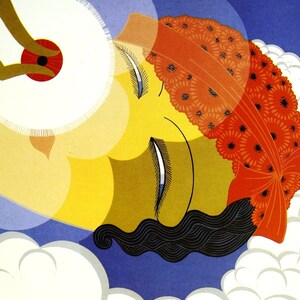 Erte 1982 - MAKE-UP - Pretty Lady W Powder PUFF - Roaring Twenties ...