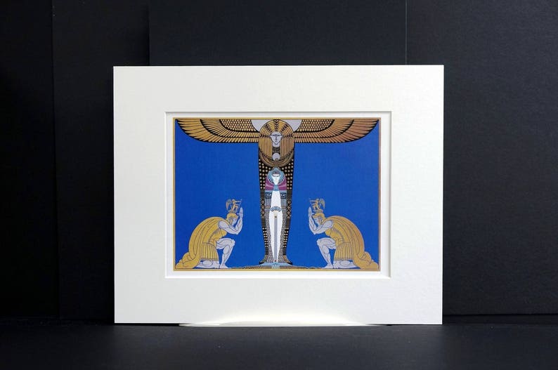 Erte Print 1987 CLEOPATRA CLEOPATRE EGYPTIAN Princess Warriors - Etsy