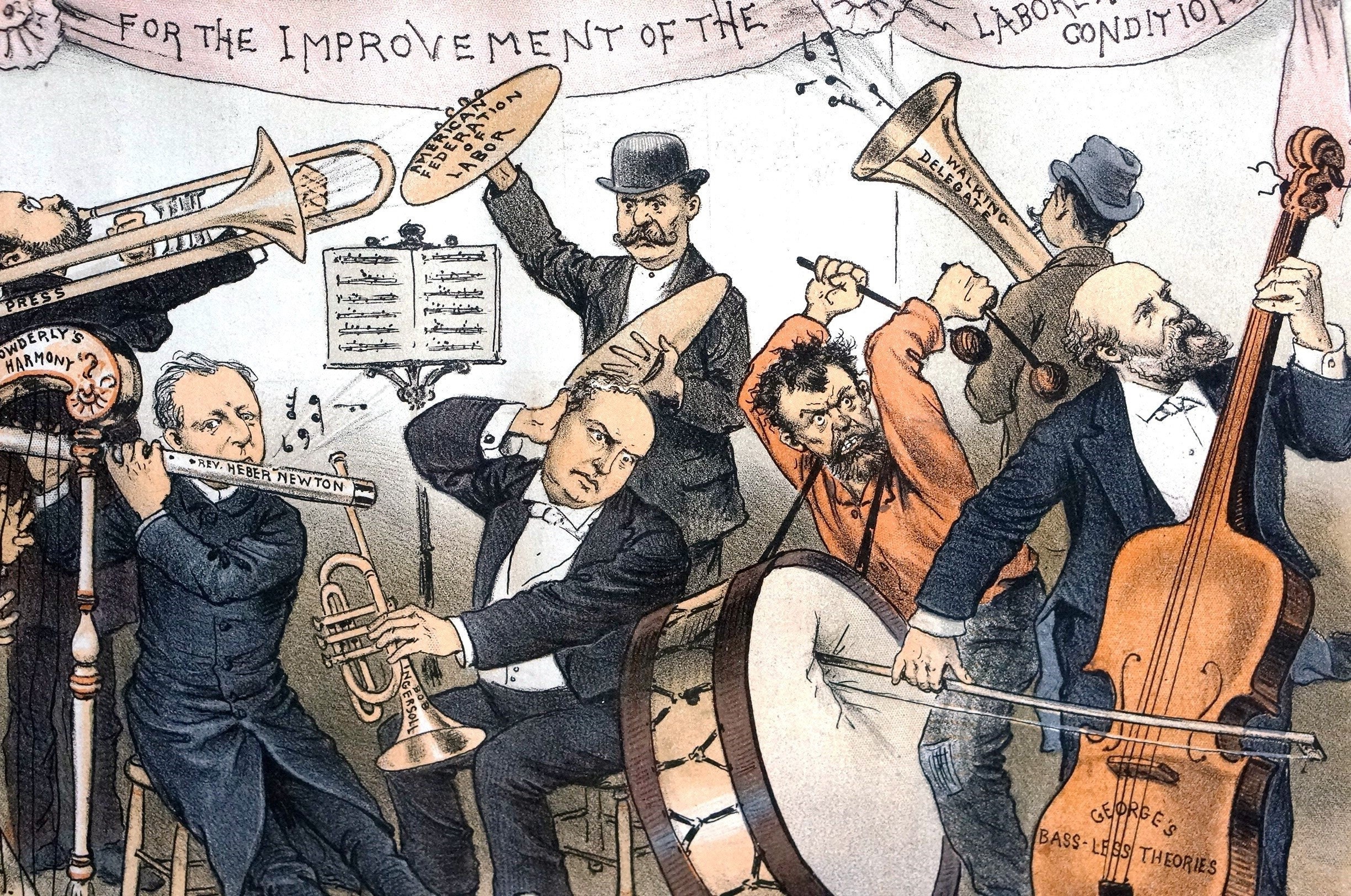 Political Music 1886 LABOR AGITATION ORCHESTRA Looking for Leader Flute ...