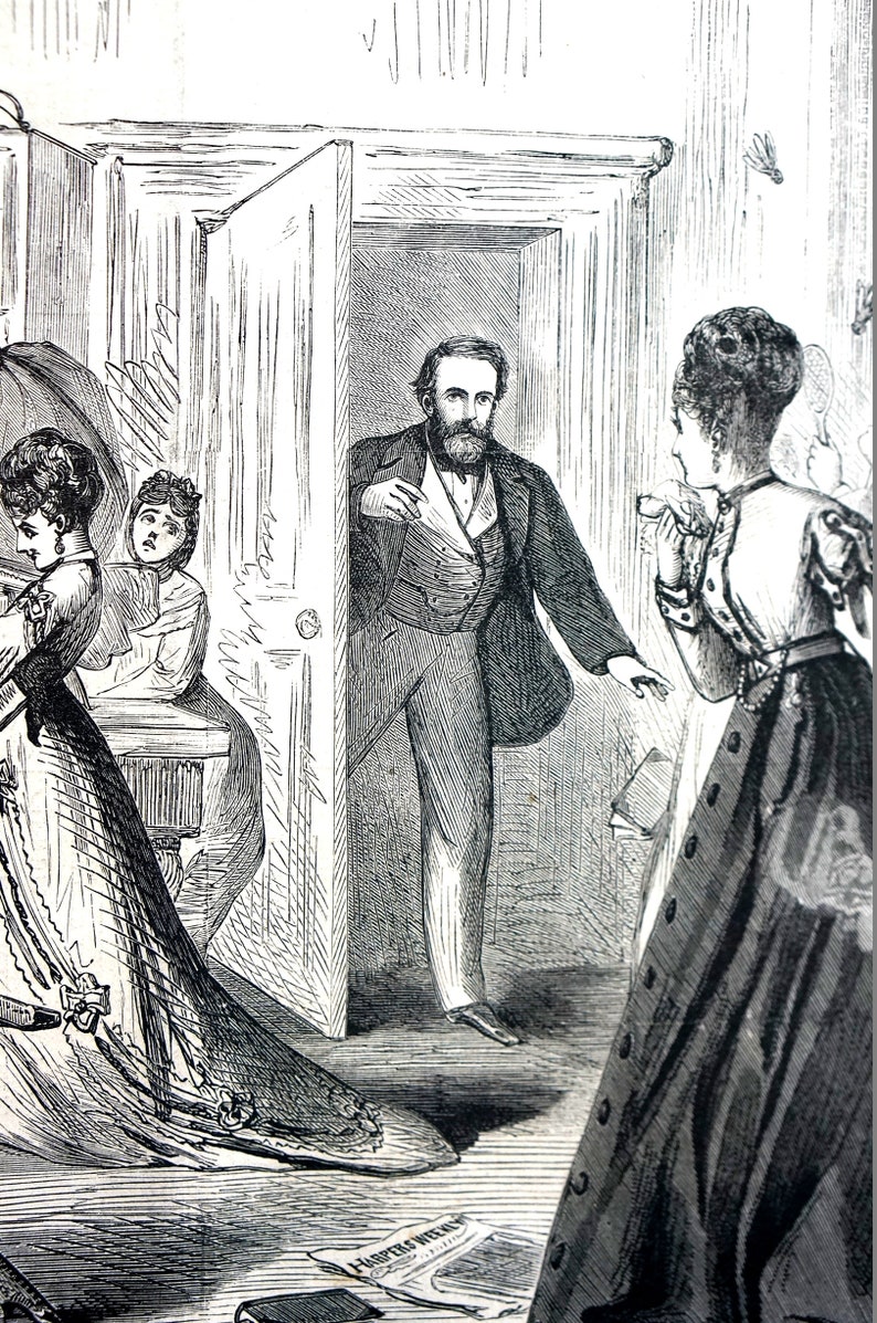 Victorian Politics 1869 TREASURY SECRETARY DEPARTMENT Pretty - Etsy