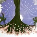 Erte Matted Print 1982 - SEASONS SPRING Fashions Birds FLOWER Garden ...