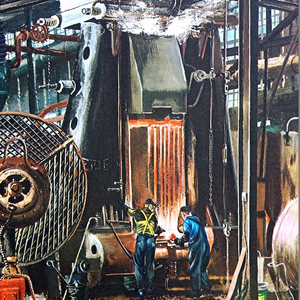 Steel Mill Art - Etsy