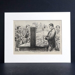Chemistry Students 1886 CHEM TEACHER Professor LABORATORY Experiment ...