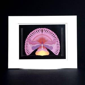 Erte Matted Print 1987 PHOENIX TRIUMPHANT BIRD Egyptian Mythology Egypt ...