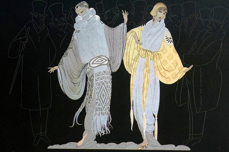 Erte Print 1987 OPENING NIGHT Fashion METROPOLIS Suite Opera | Etsy