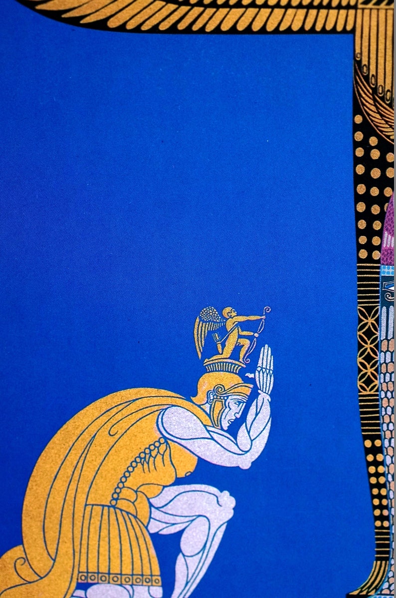 Erte Print 1987 CLEOPATRA CLEOPATRE EGYPTIAN Princess Warriors - Etsy
