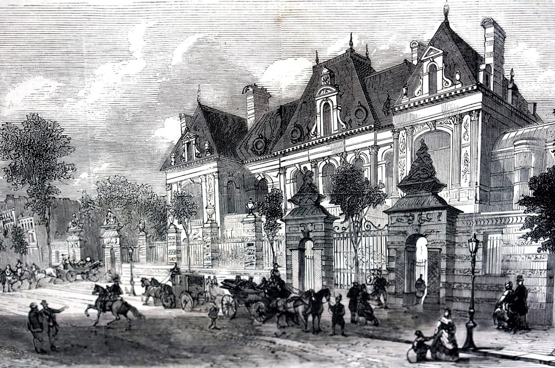 Hotel Basilewski Paris 1869 QUEEN ISABELLA PURCHASE France ...