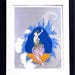 Erte Matted Print 1987 COMING of SPRING AUTUMN Season Bursting Flowers ...