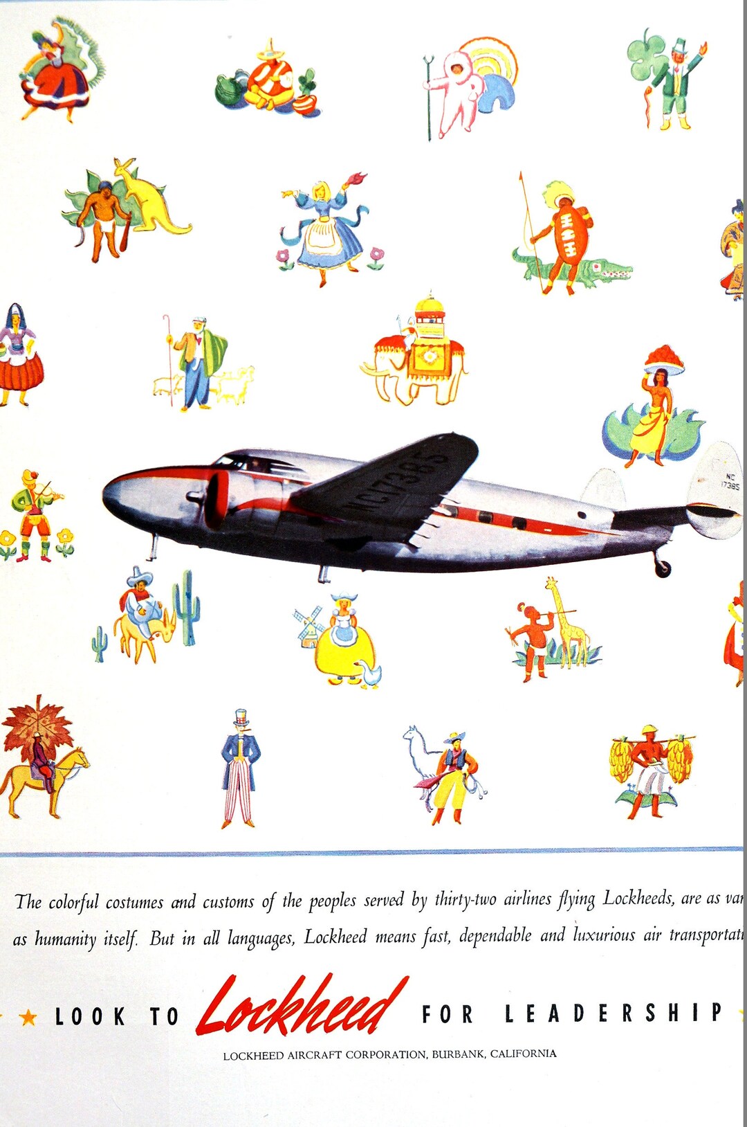 Lockheed Aircraft Corporation Ad 1939 - LOCKHEED MARTIN AIRPLANES ...