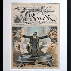 Jay Gould 1886 Street RAILROAD STOCK Market MONOPOLY Wall Street ...