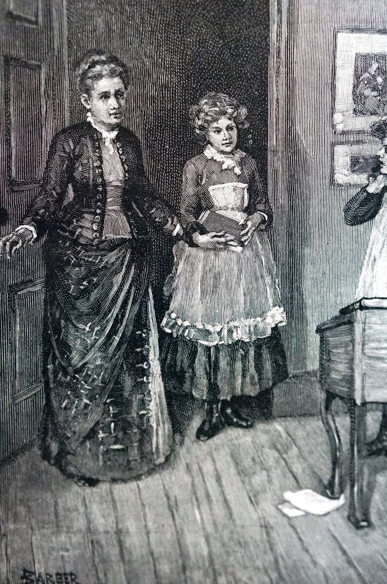 Alice Barber 1886 NEW PUPIL STUDENT Old Victorian School House | Etsy