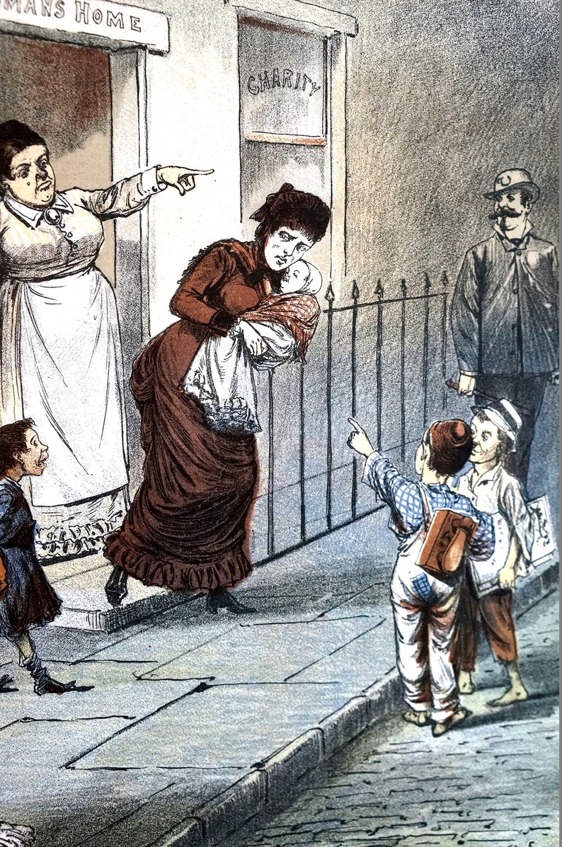 Victorian Charity 1881 HYPOCRISY Help DRUNK Alcoholic Men - Etsy