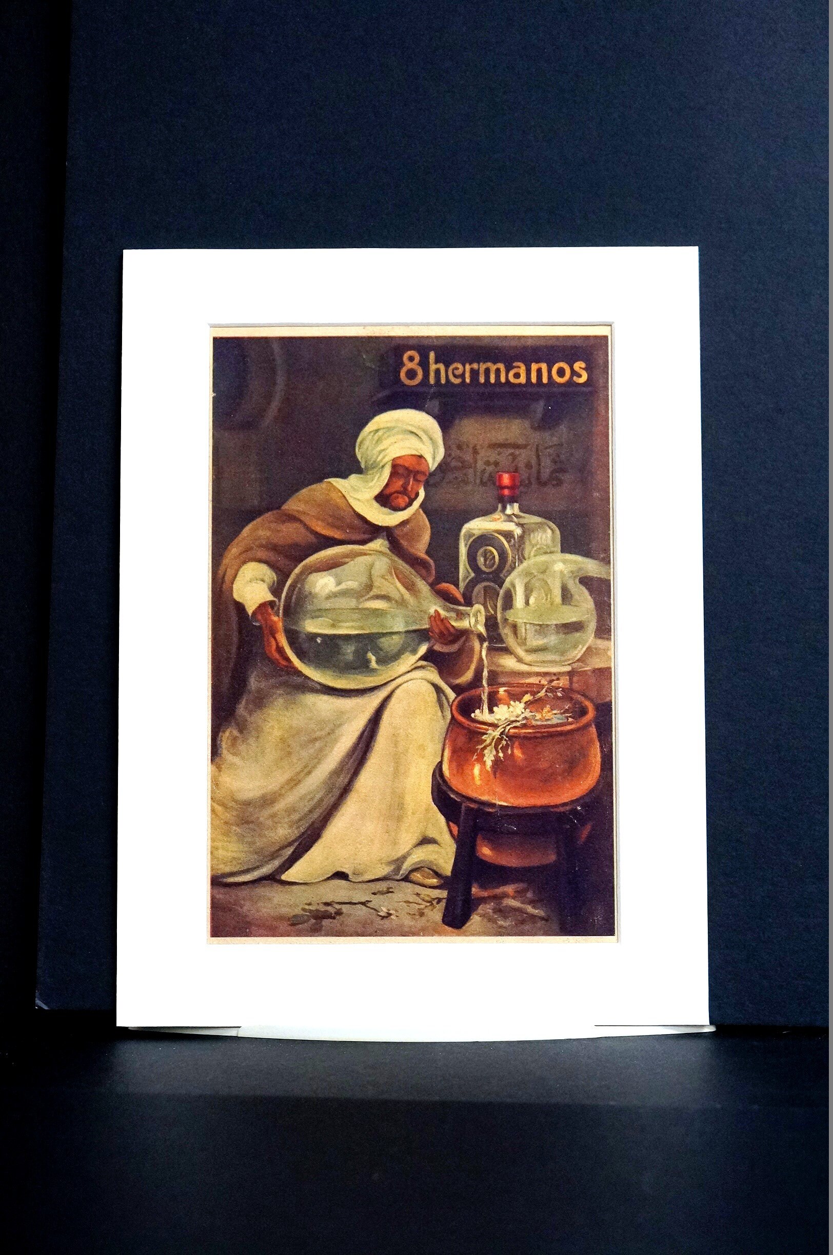 Spanish 8 HERMANOS Anisette Liqueur Advertising 1925 ANISE | Etsy