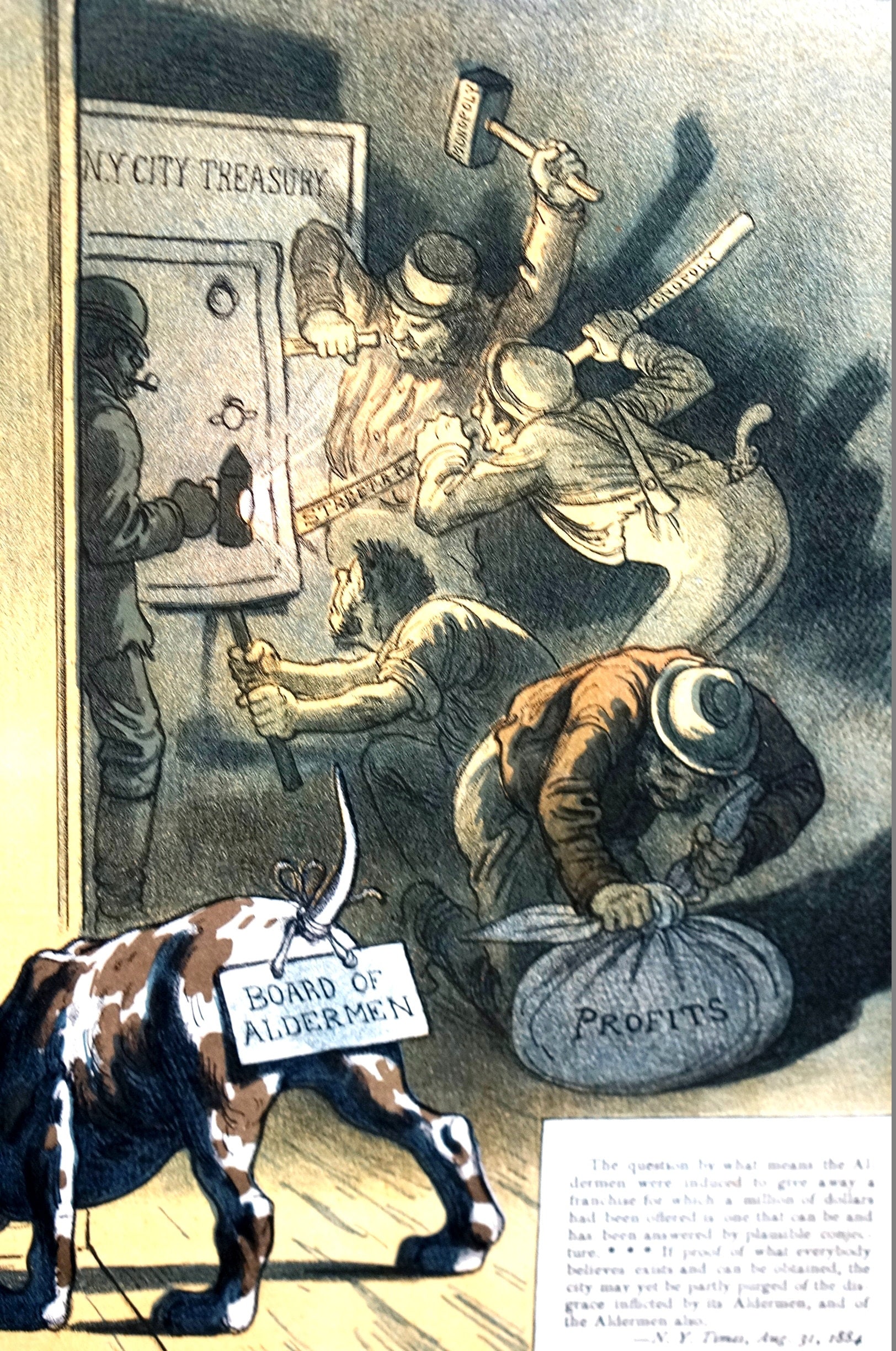 Robber Barons Political Cartoon