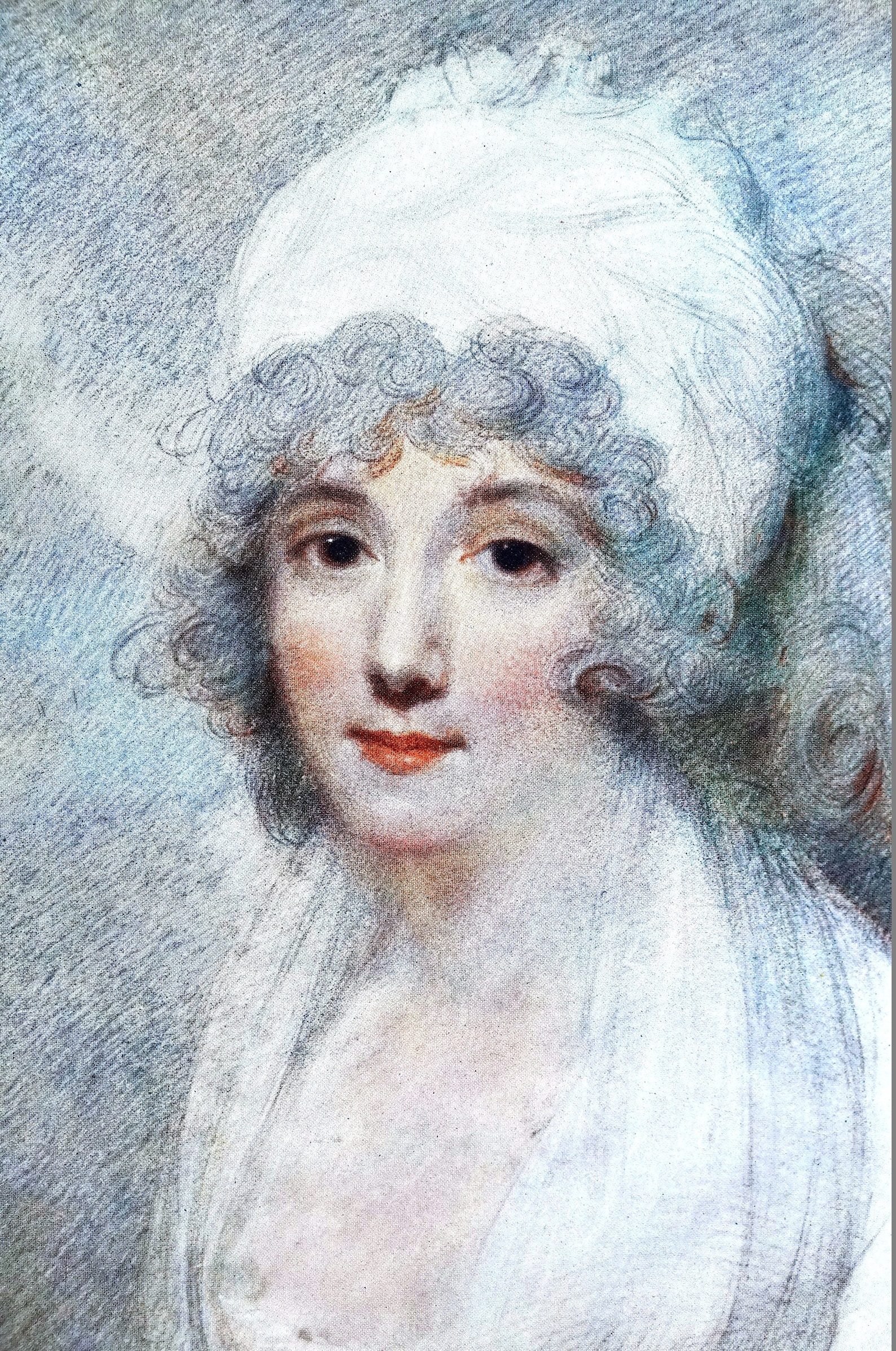 Portrait of a Lady 1907 Pretty Young Woman WHITE HAT and DRESS - Etsy