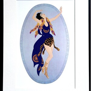 Erte Print 1987 BACCHANTE HIGH PRIESTESS Greek Mythology Bacchus Spirit ...