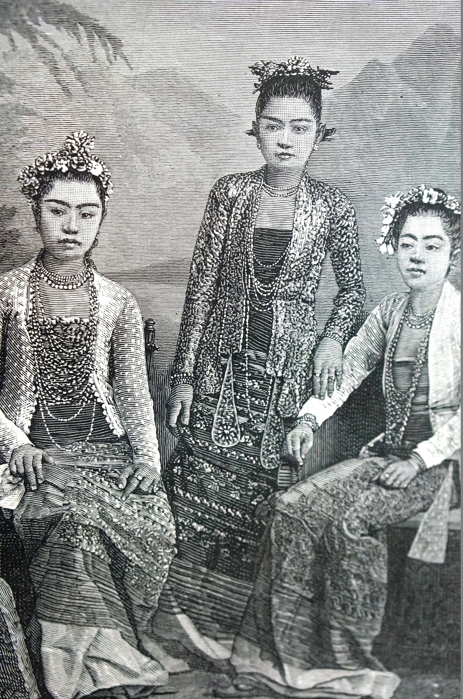 Rangoon Burma 1886 KING THEEBAW and WIFE Burmese Royalty | Etsy