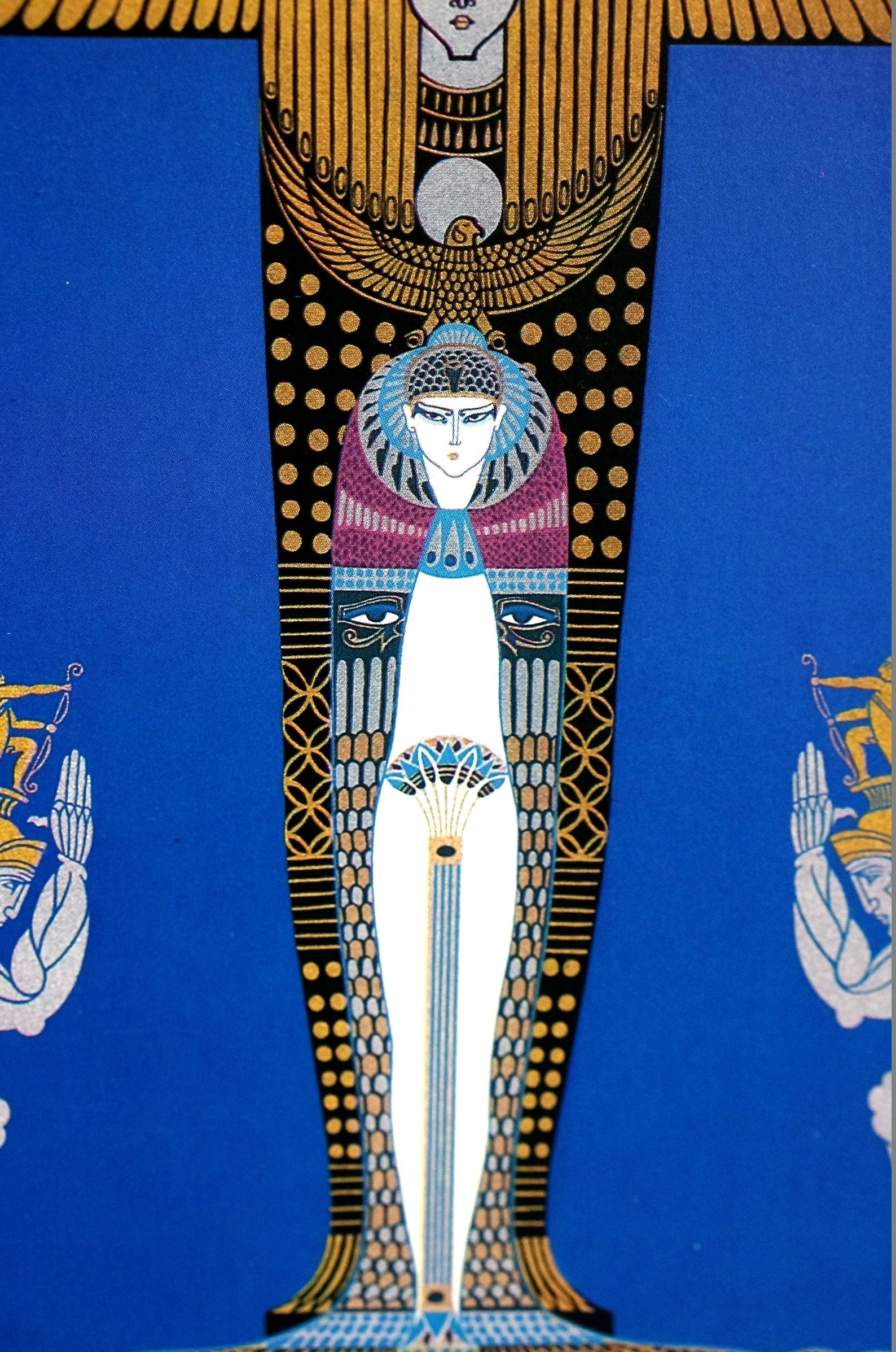 Erte Print 1987 CLEOPATRA CLEOPATRE EGYPTIAN Princess Warriors - Etsy