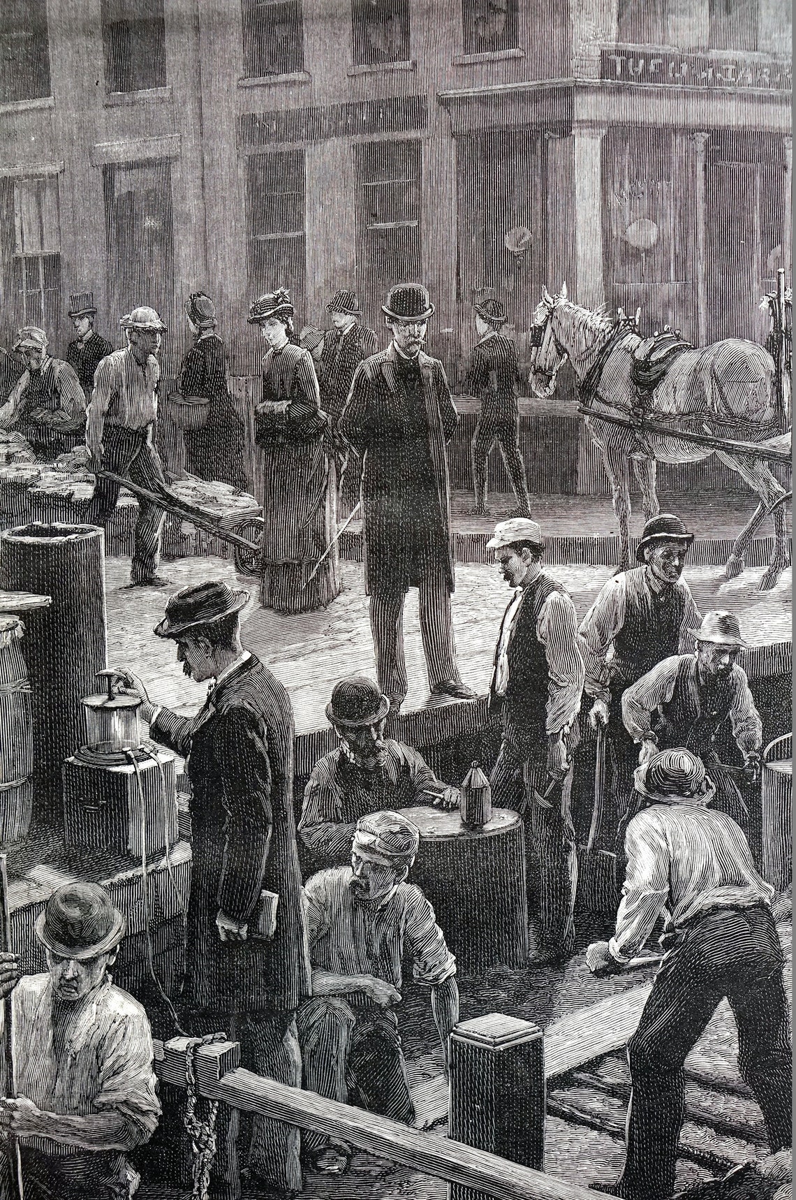 New York City Subway System MTA 1887 Laying ELECTRIC for | Etsy