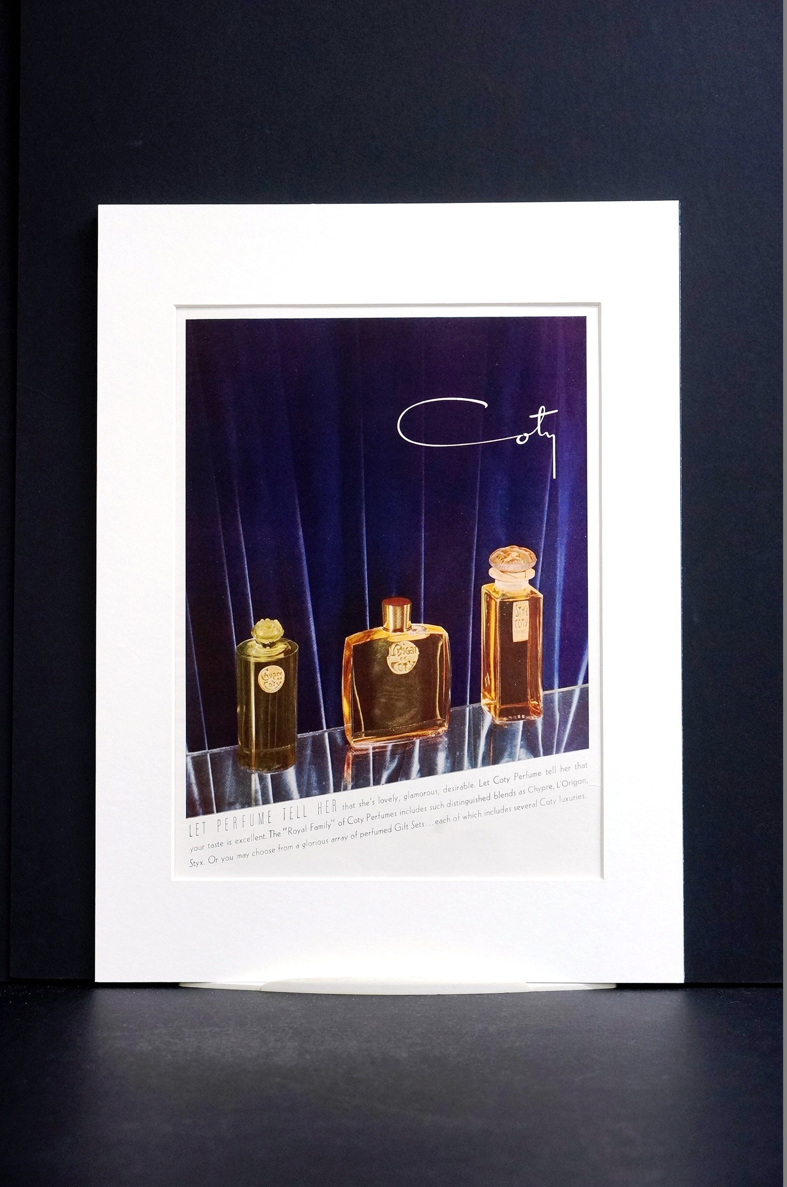 Coty Perfume Ad 1939 CHYPRE L'ORIGAN STYX Cosmetics - Etsy