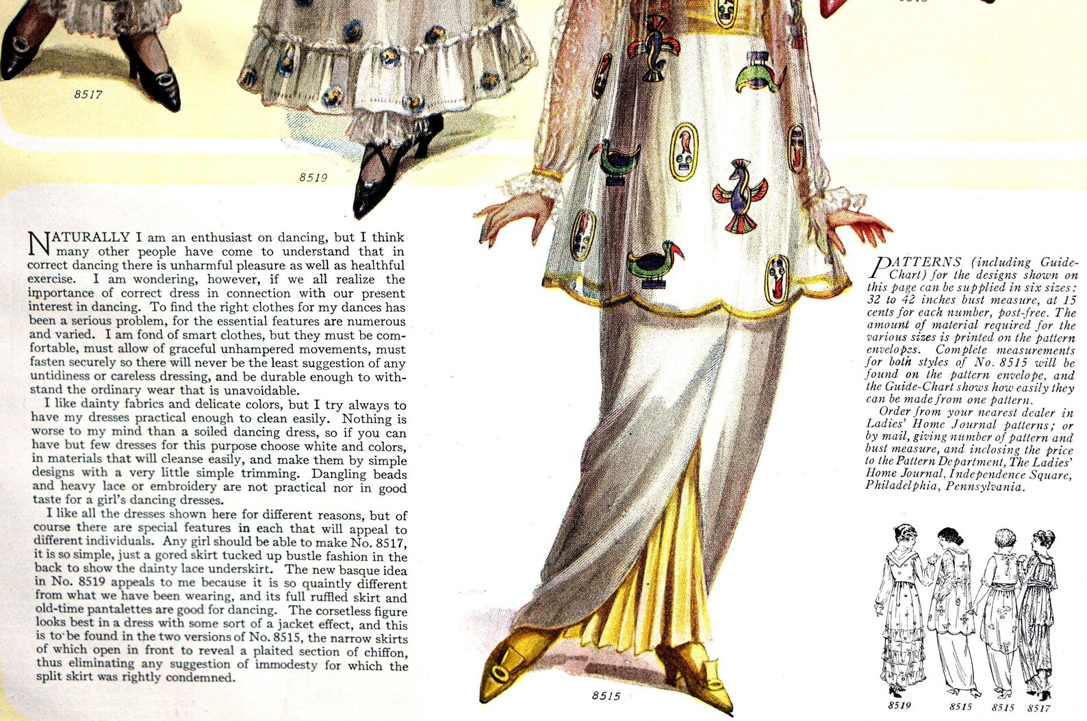 Edwardian Ladies Fashion 1914 DANCE DRESSES by Vernon Castle Musseman ...