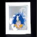 Erte Matted Print 1987 COMING of SPRING AUTUMN Season Bursting Flowers ...