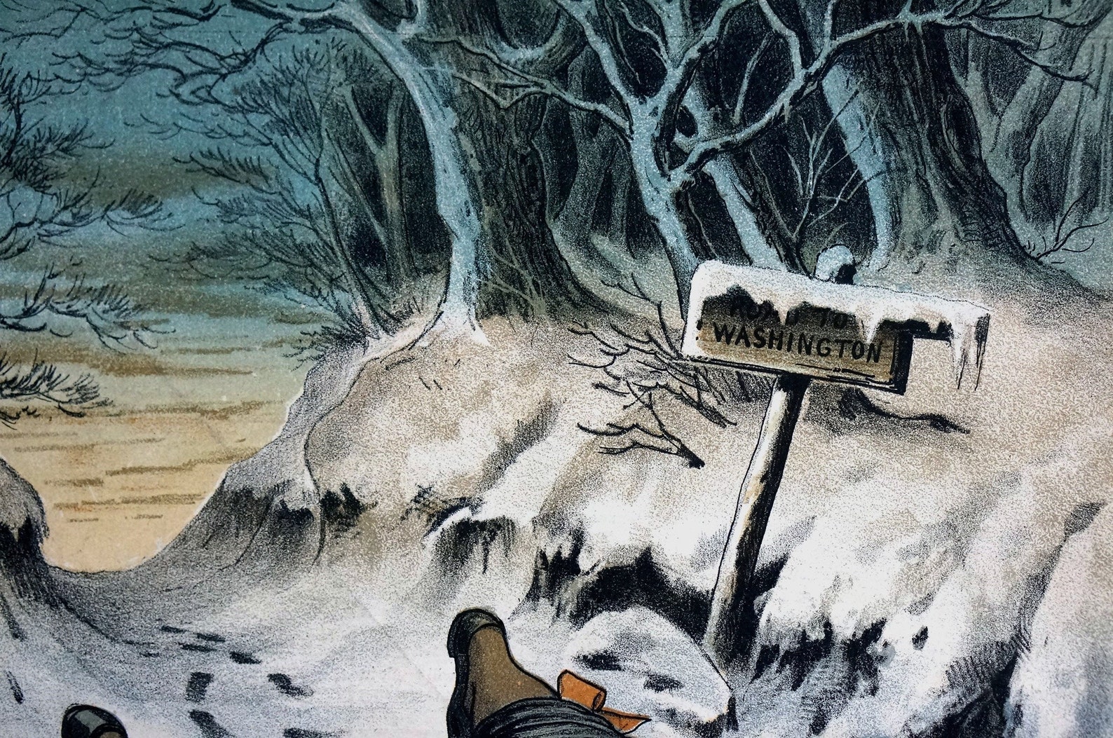 Benjamin Butler 1883 TEWKSBURIER Banner in SNOW DEFEATED on - Etsy