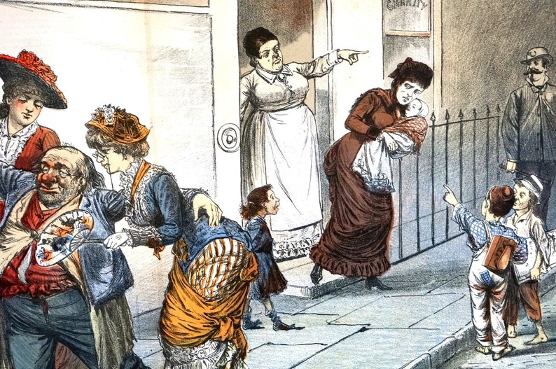 Victorian Charity 1881 HYPOCRISY Help DRUNK Alcoholic Men - Etsy UK