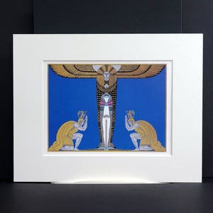 Erte Print 1987 CLEOPATRA CLEOPATRE EGYPTIAN Princess Warriors Egypt ...