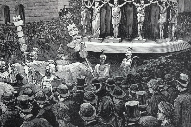 Cincinnati Ohio 1883 ORDER of CINCINNATUS Grand Procession - Etsy