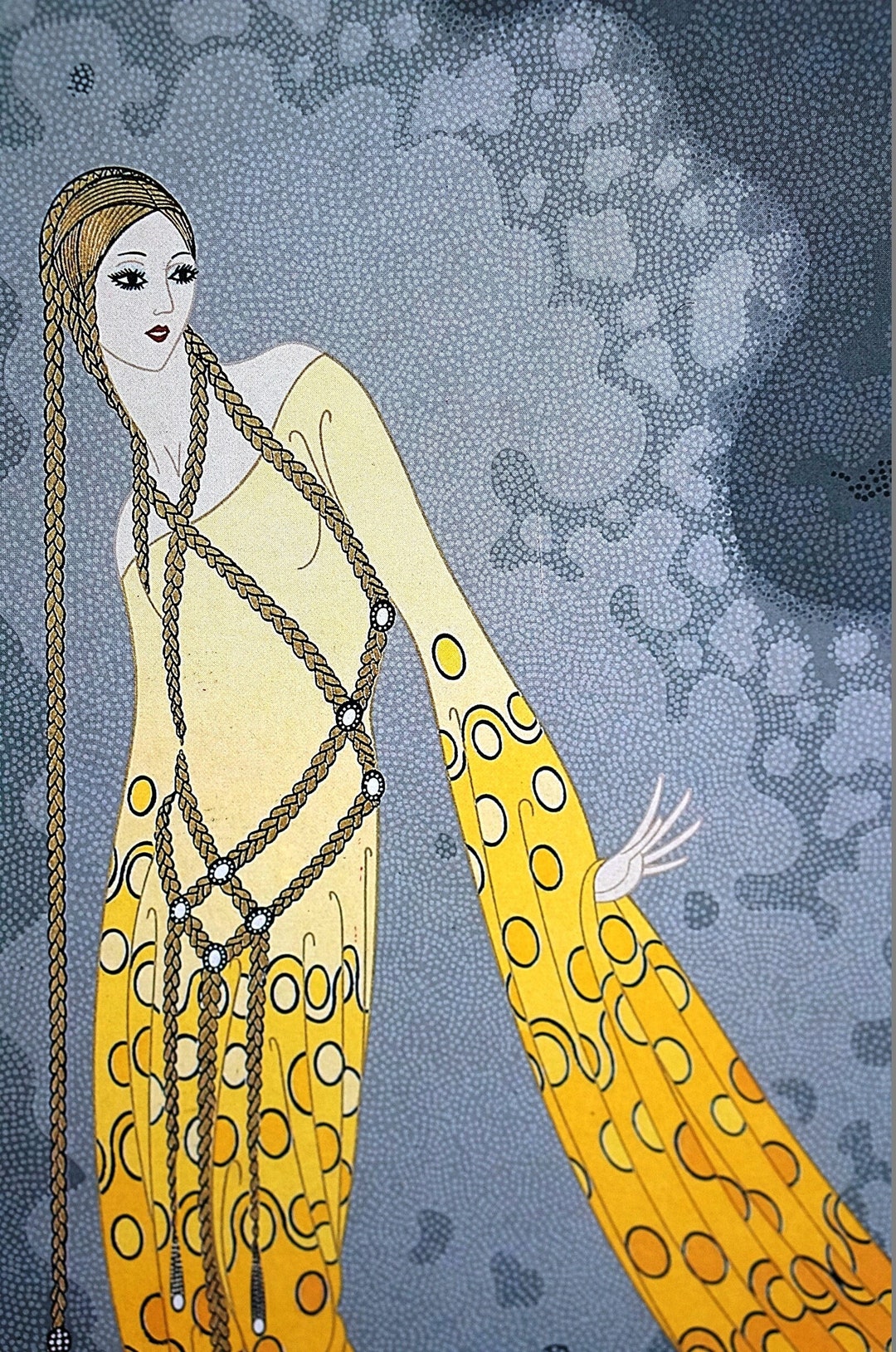 Erte Matted Print 1987 Princess MELISANDE and Prince GOLAUD Evil Shadow ...