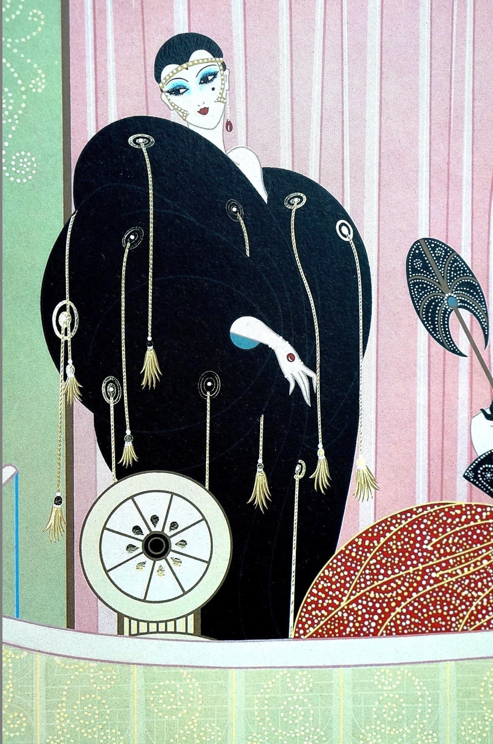Erte Matted Print 1987 LOGE De THEATRE Opera Theater Ladies in Balcony ...