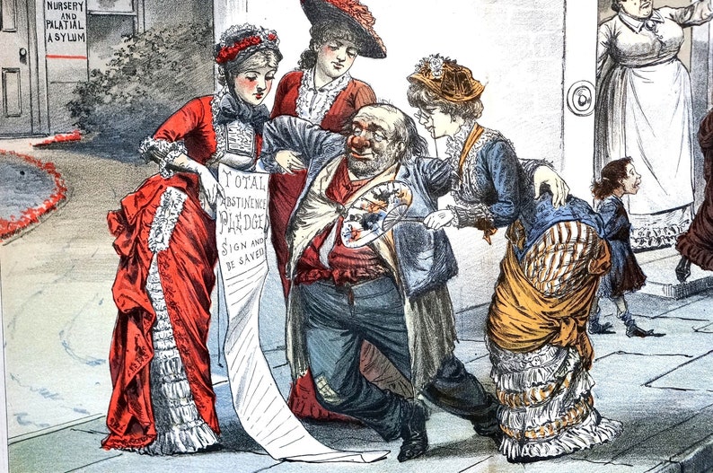 Victorian Charity 1881 HYPOCRISY Help DRUNK Alcoholic Men - Etsy