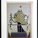 Erte Matted Print 1991 BALCONY Lady in CHECKERED Opera Cloak - Etsy