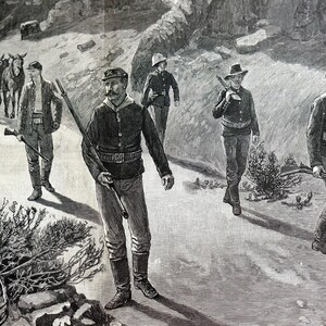 Army Paymaster Escort 1887 MILITARY SOLDIER'S Protection - Etsy